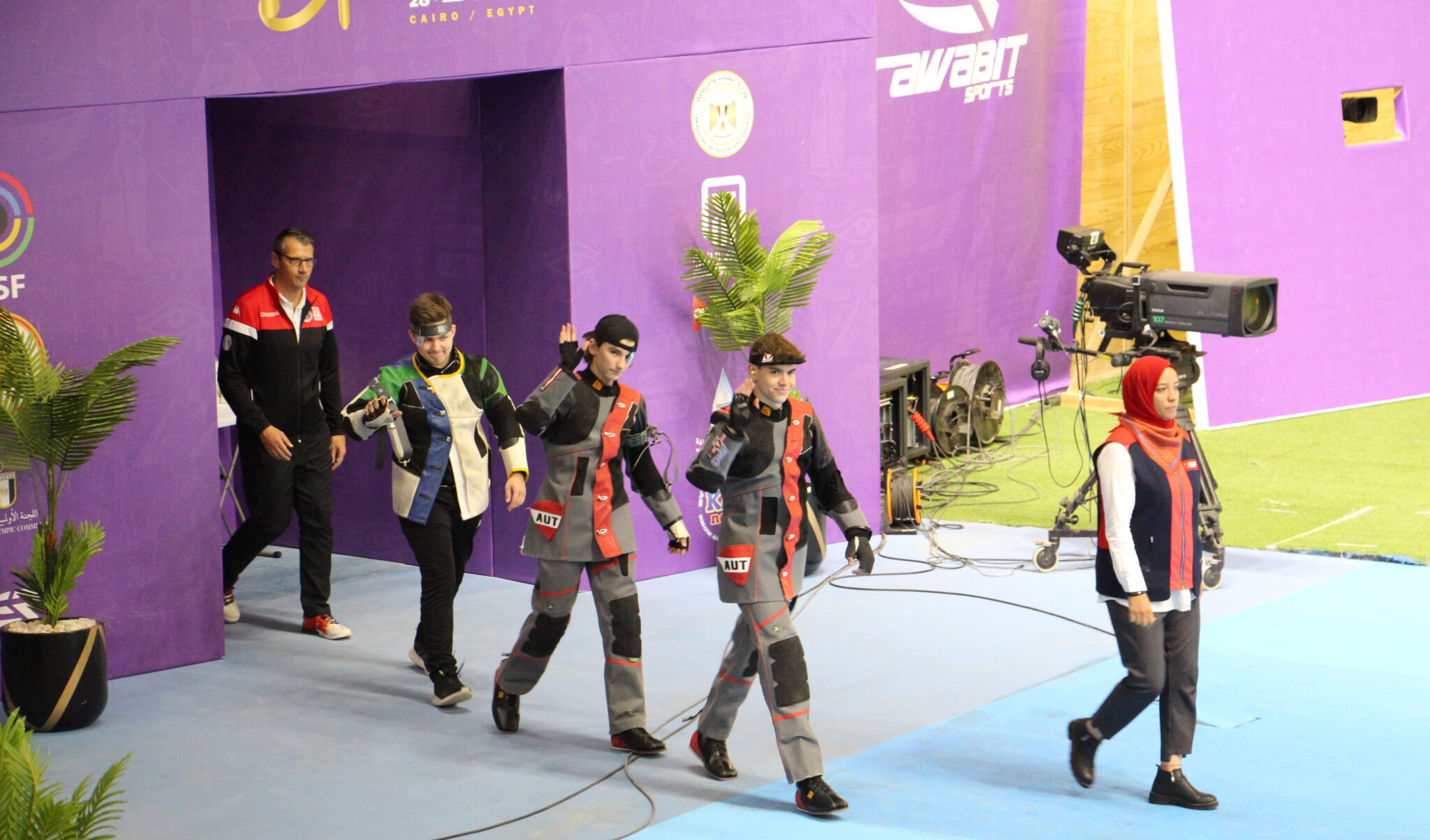 ISSF WM Kairo: ÖSB-Junioren im Bronzemedaillenmatch des KK ... ISSF WM Kairo: ÖSB-Junioren im Bronzemedaillenmatch des KK ...